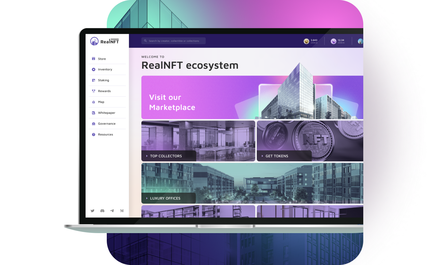 NFT real estate marketplace platform — Aetsoft