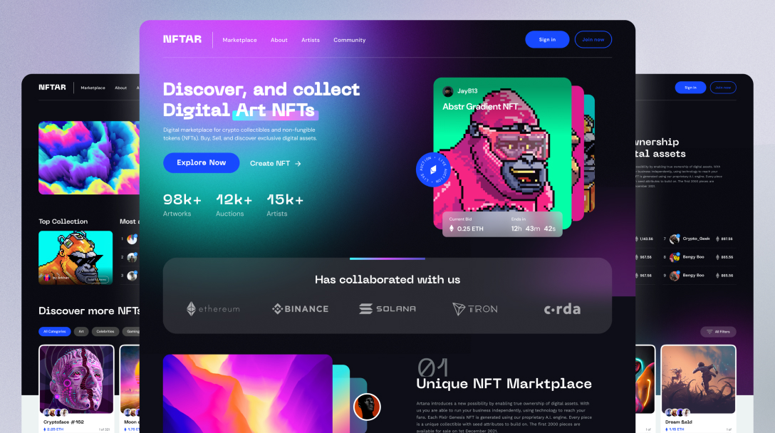 NFT real estate marketplace platform — Aetsoft