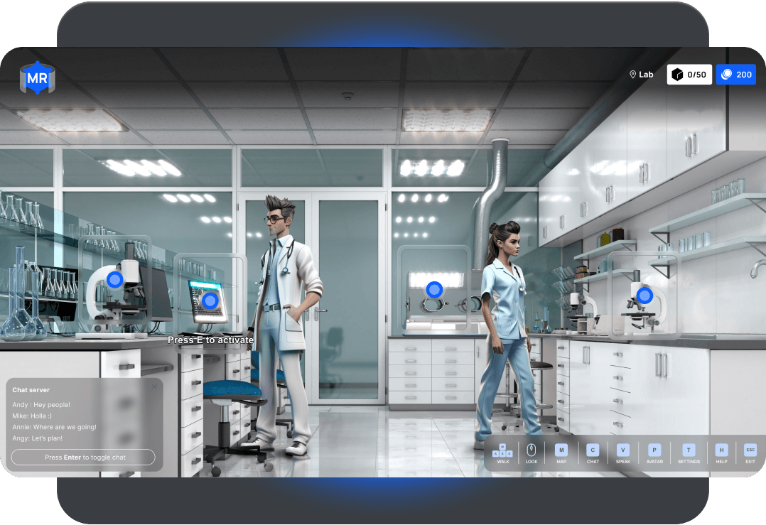 Metaverse onboarding solution for enhanced staff training