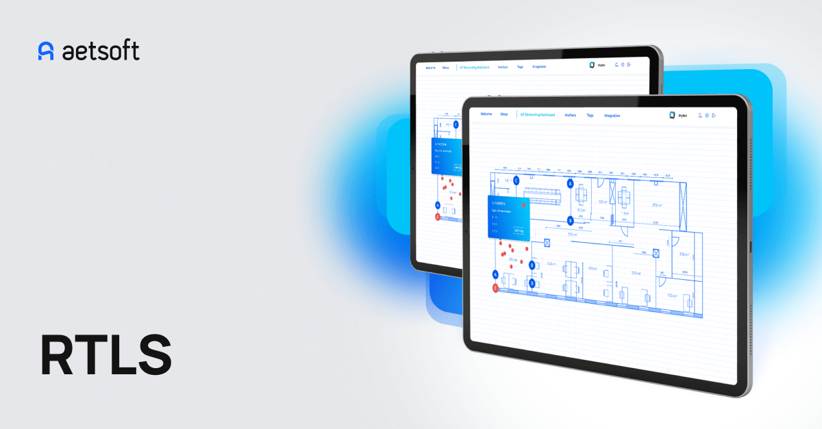 RTLS module for tracking warehousing assets — Aetsoft